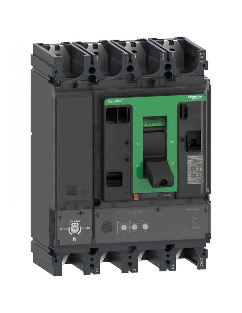 DISJONCTEUR 4P 4D 36KA 400A 415VAC COMPACT NSX400F C40F42D400 SCHNEIDER ...